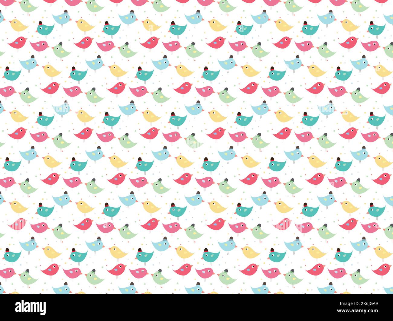 Funny birds pattern Stock Vector Image & Art - Alamy