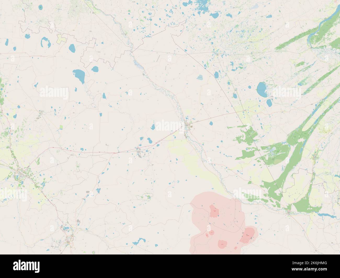 Pavlodar, region of Kazakhstan. Open Street Map Stock Photo - Alamy
