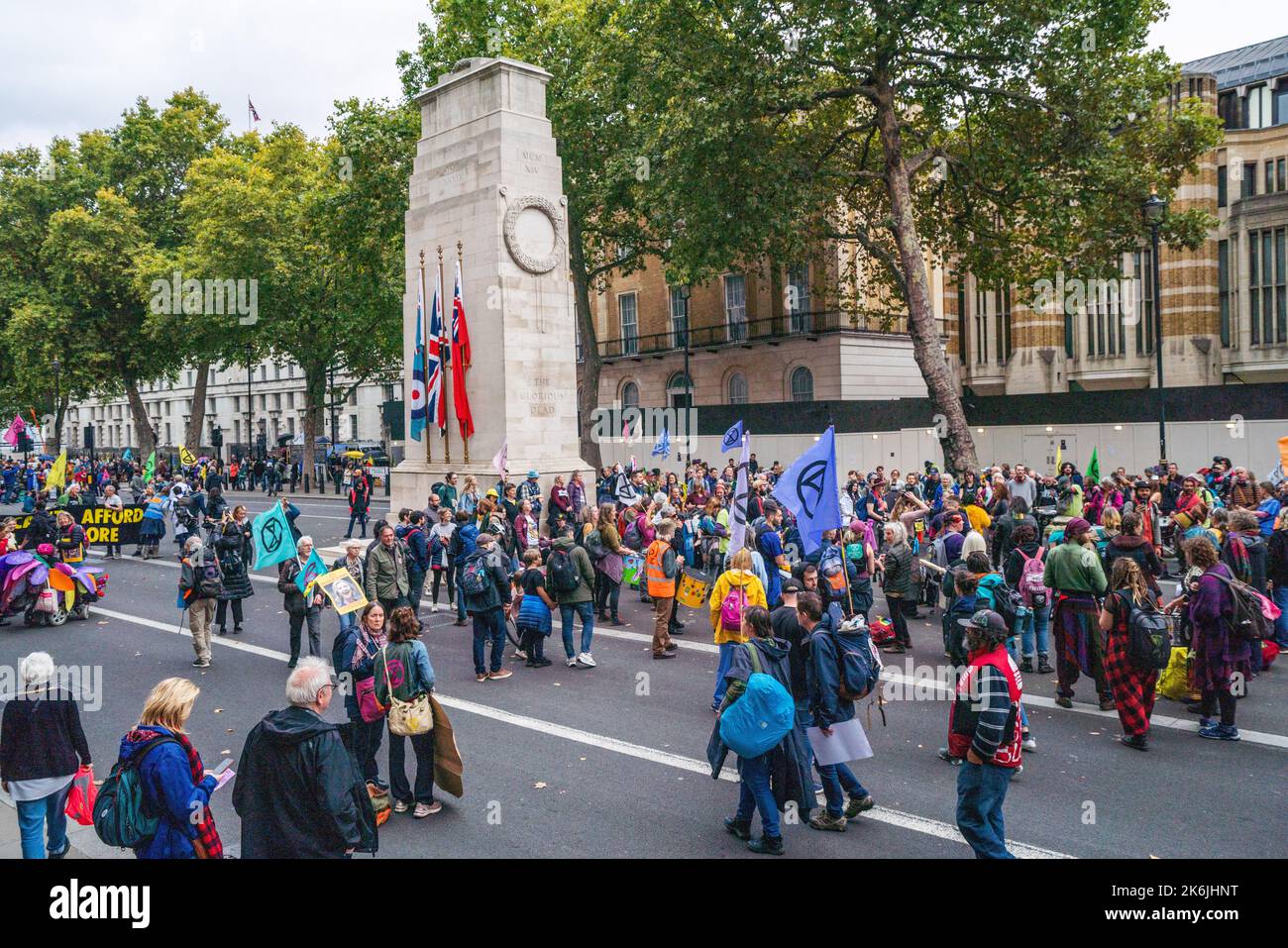London UK. 14 October 2022 . Activists fromExtinction Rebellion ...