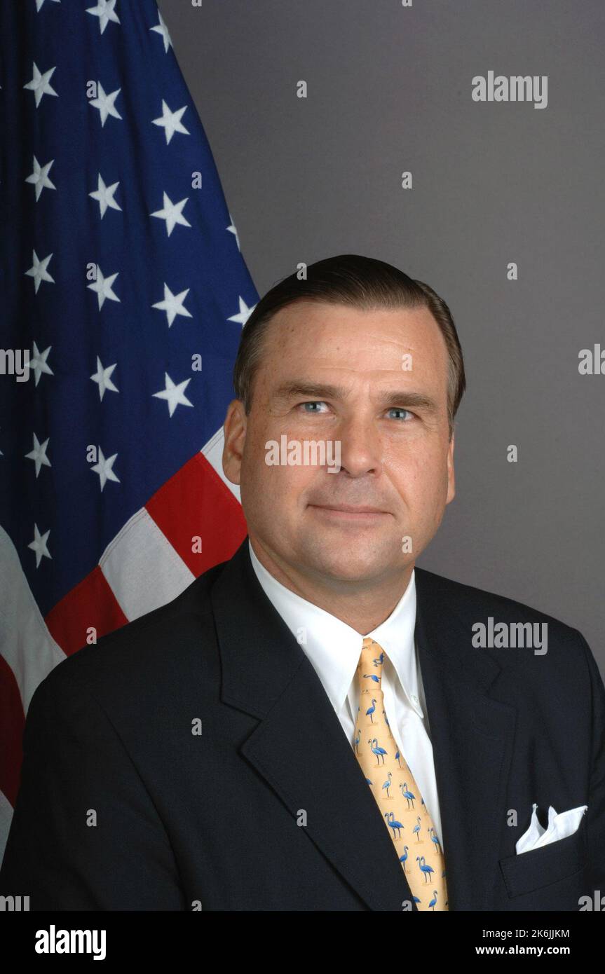 Official portrait of W. Stuart Symington, U.S. Ambassador to Djibouti ...