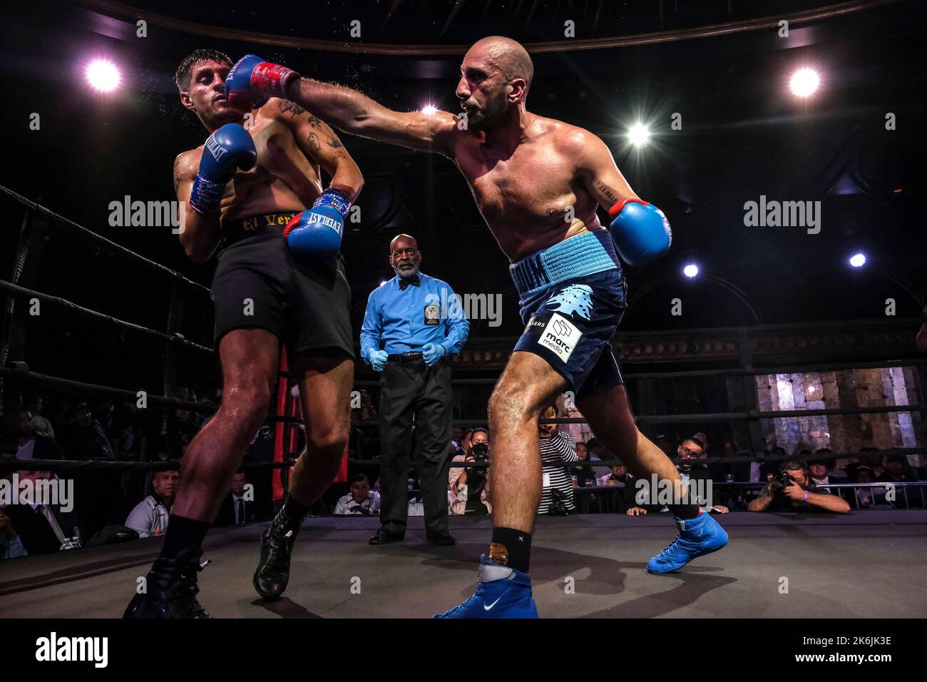 New York, New York, USA. 13th Oct, 2022. Brooklyn's NADIM SALLOUM (Navy ...