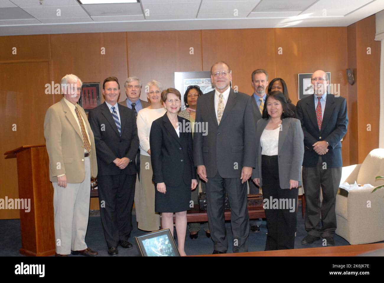 Flag ceremony for Margaret McMillion, former U.S. Ambassador to Rwanda ...