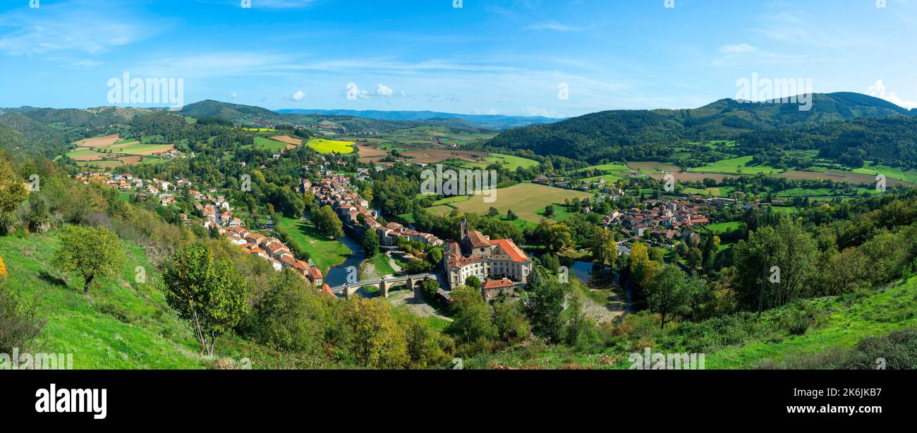 Lavoute Chilhac labelled Les Plus Beaux Villages de France.on river ...