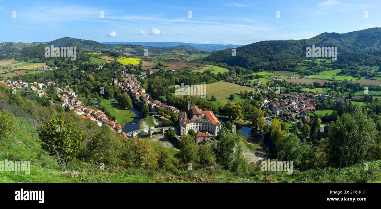 Lavoute Chilhac labelled Les Plus Beaux Villages de France.on river ...