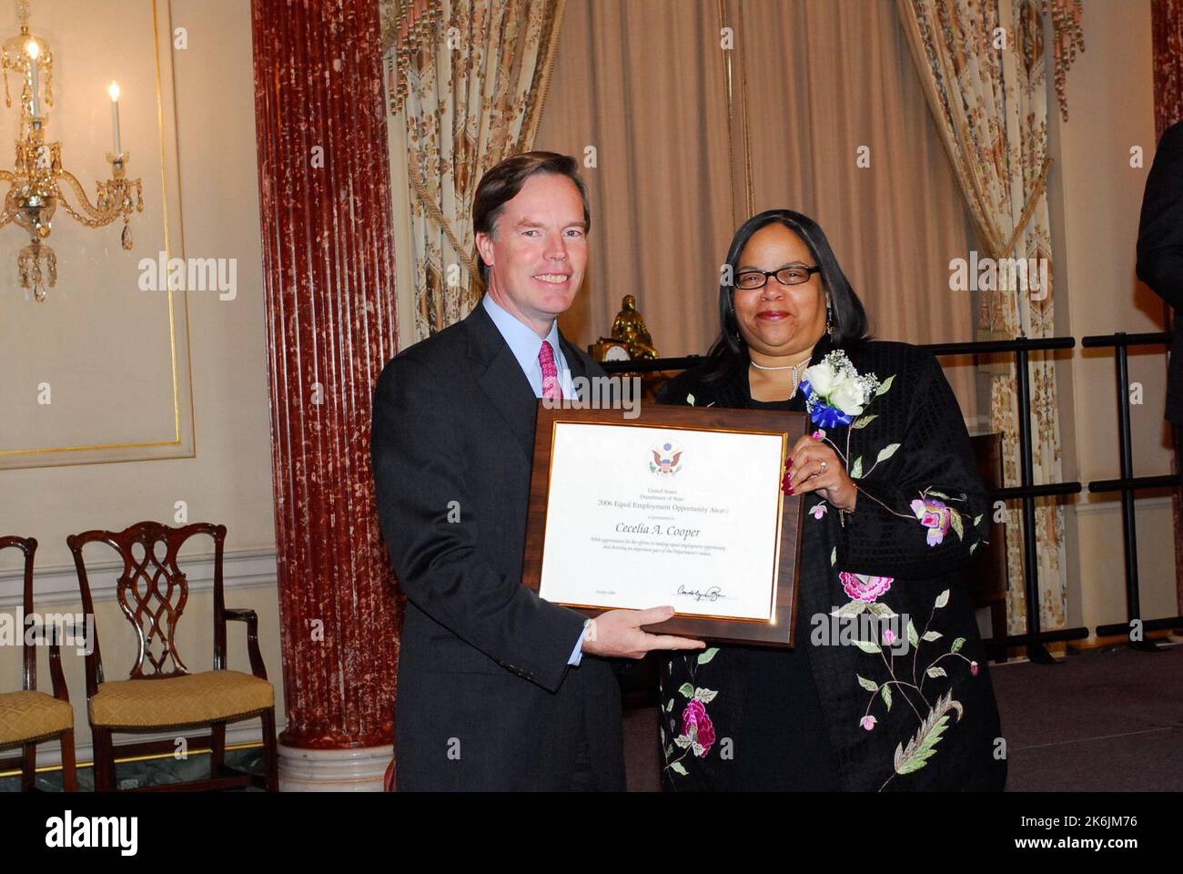 Department's 2006 Awards Program in Benjamin Franklin Room, with Under ...