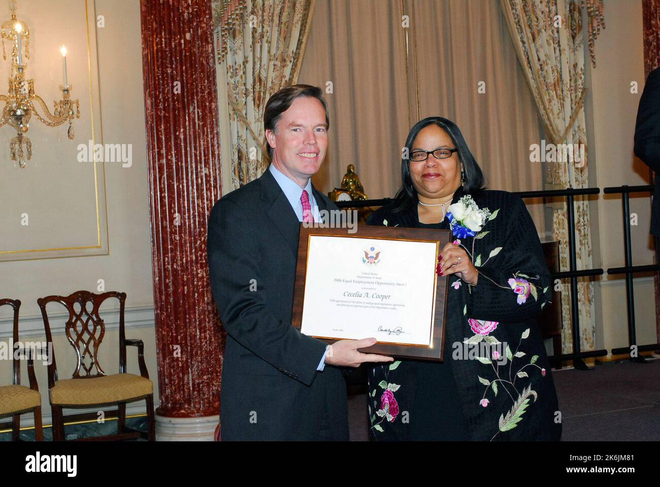 Department's 2006 Awards Program in Benjamin Franklin Room, with Under ...