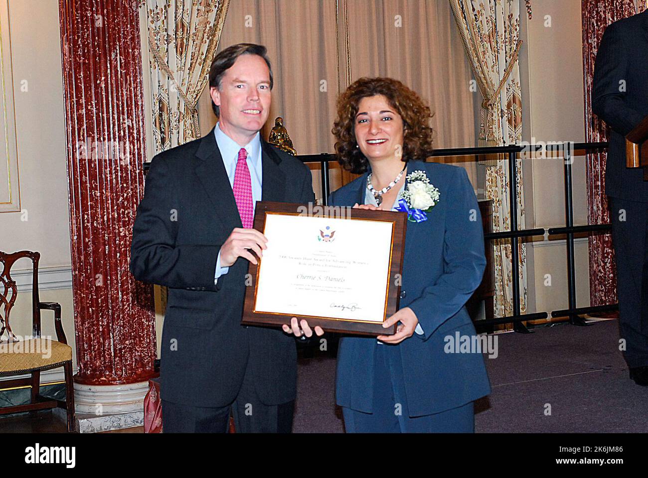 Department's 2006 Awards Program in Benjamin Franklin Room, with Under ...