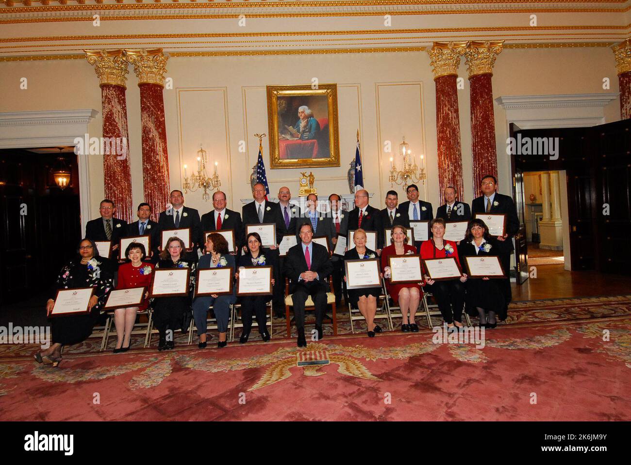 Department's 2006 Awards Program in Benjamin Franklin Room, with Under ...