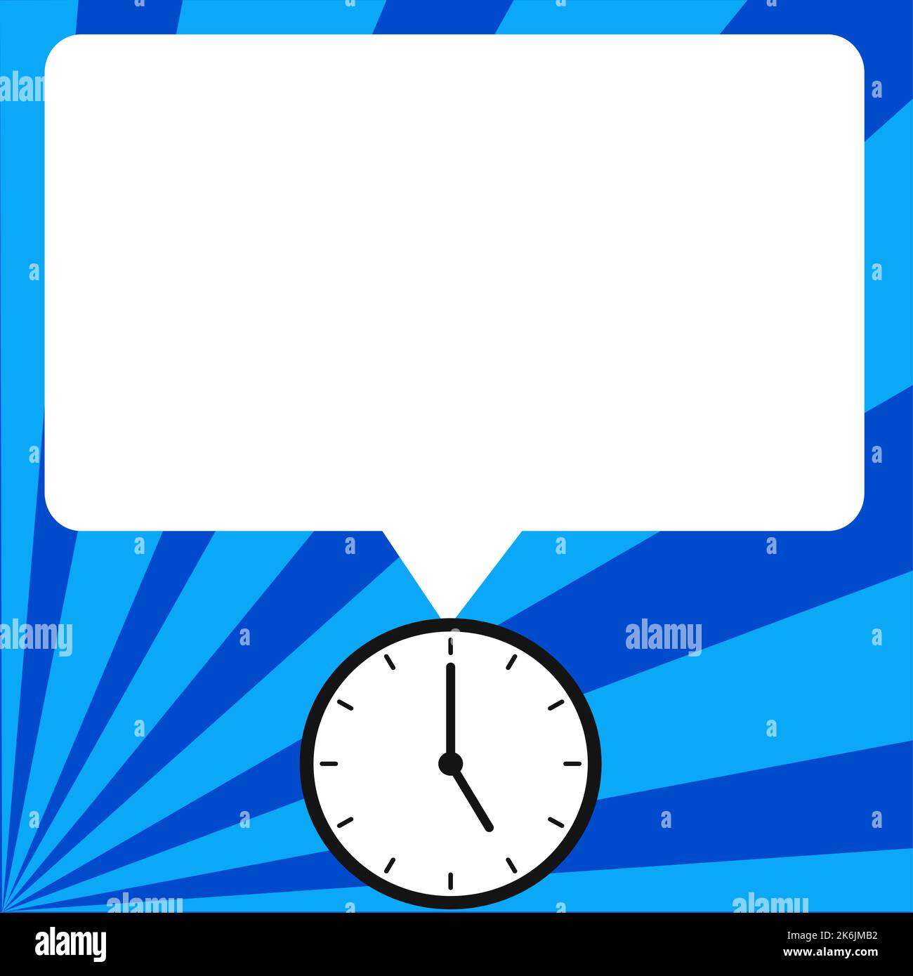 Presenter With Conversation Bubble Showing New Announcement. Colleague ...