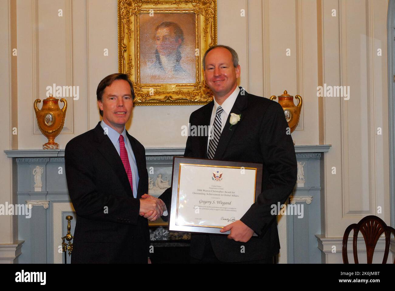 Department's 2006 Awards Program in Benjamin Franklin Room, with Under ...