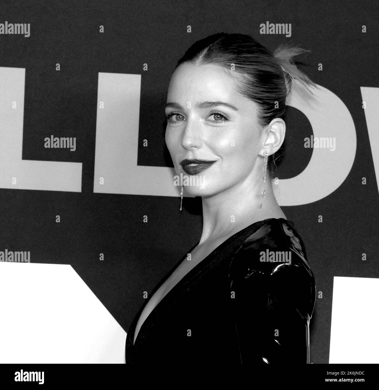 Los Angeles, USA - Oct 11, 2022: Jessica Rothe attends the premiere of ...