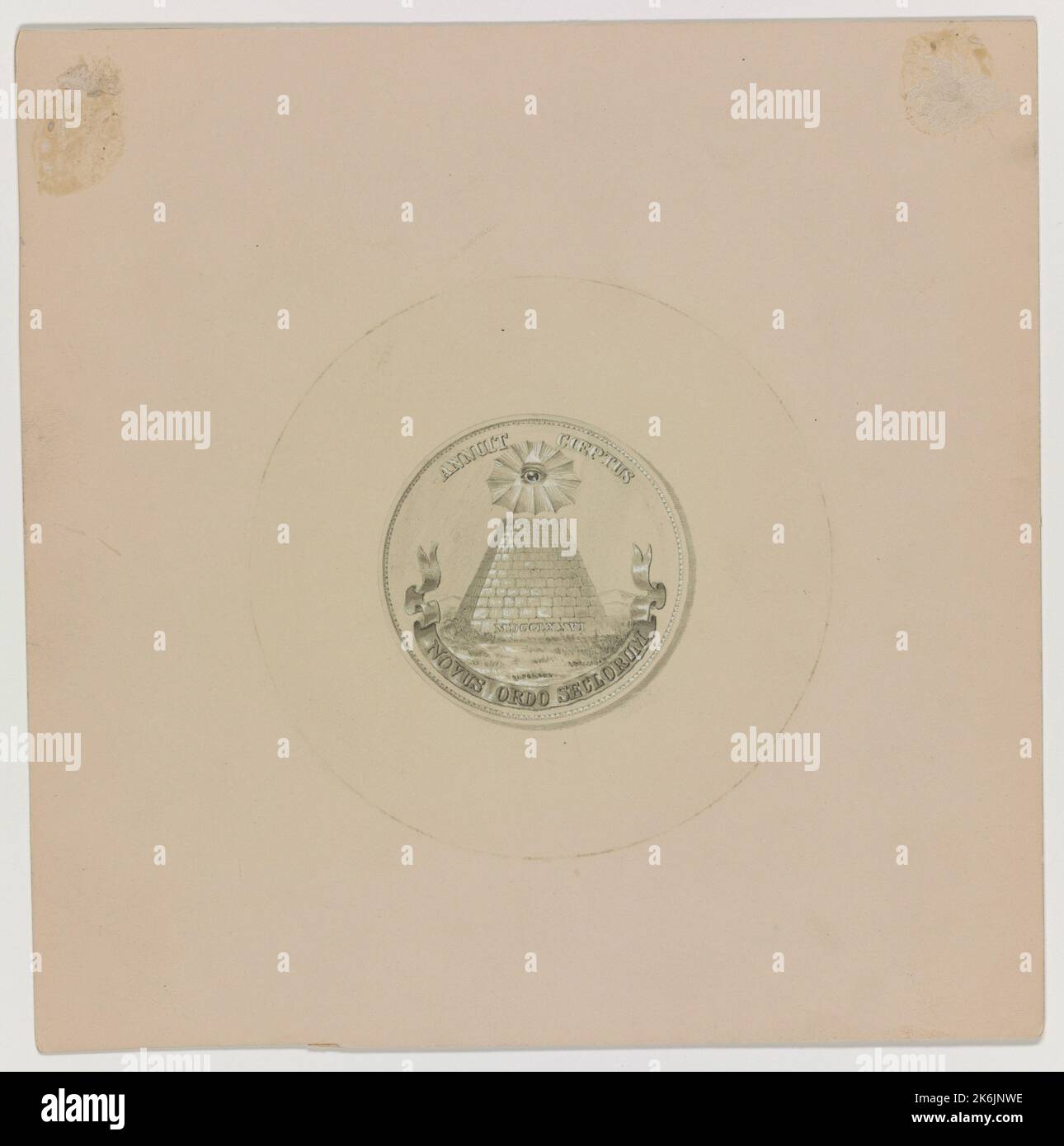 This item is a print of the reverse of the design for the Great Seal of ...