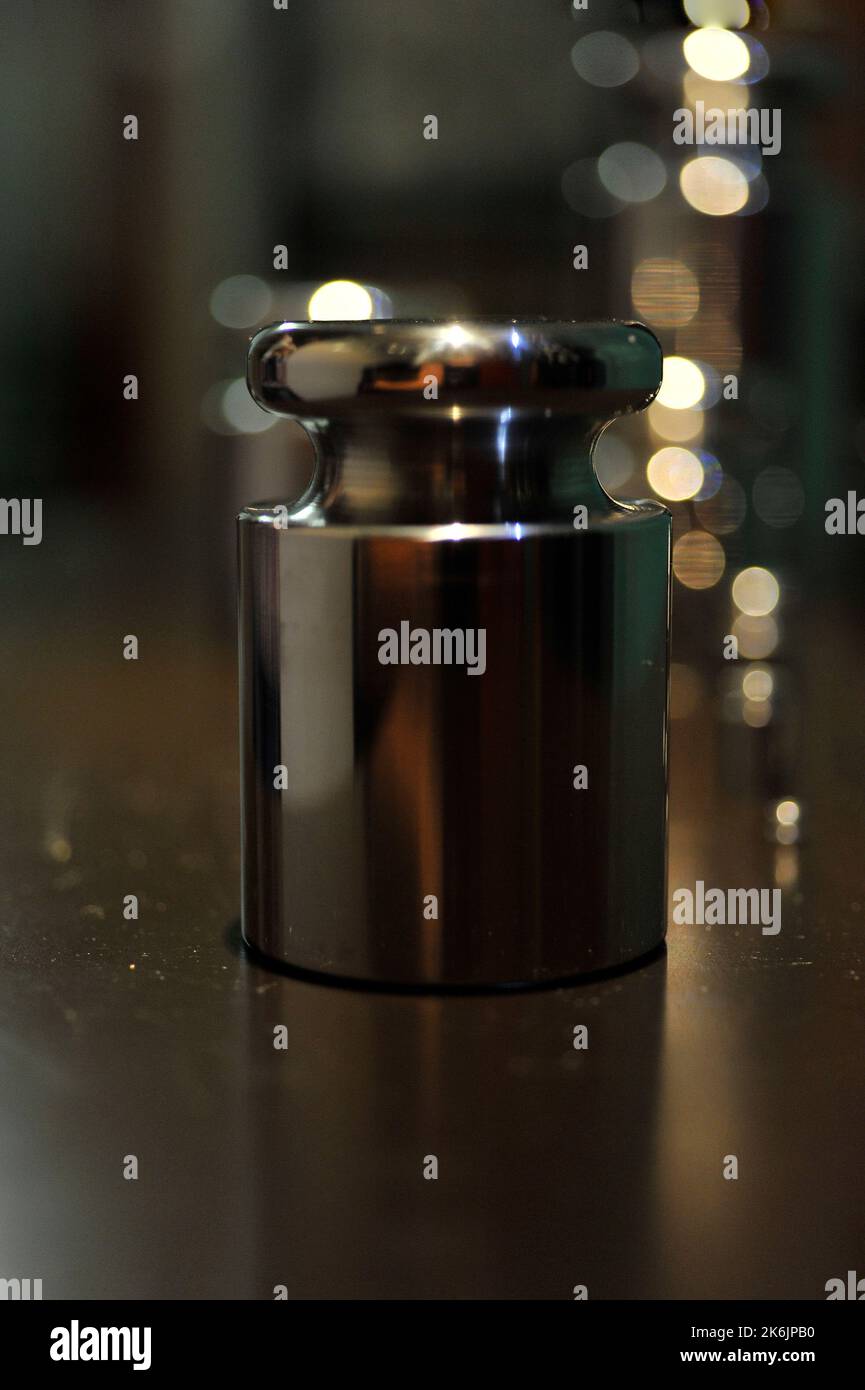 High precision steel weight measurements Stock Photo - Alamy