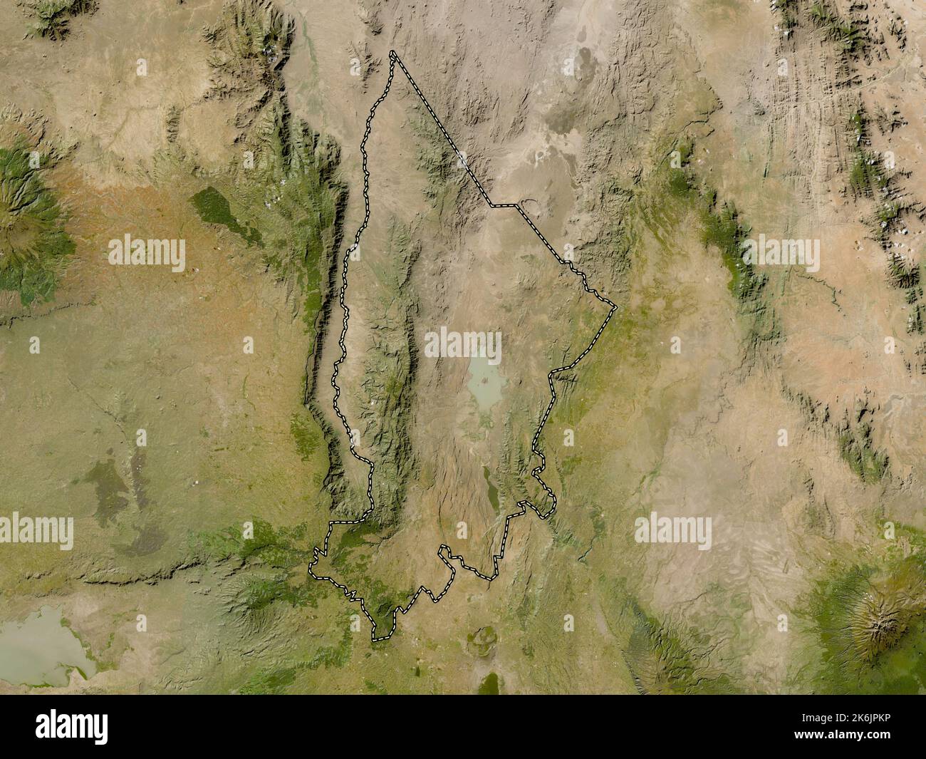 Baringo, county of Kenya. Low resolution satellite map Stock Photo - Alamy