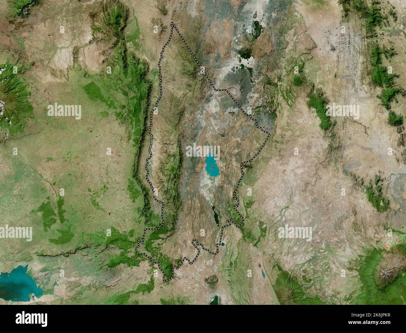 Baringo, county of Kenya. High resolution satellite map Stock Photo - Alamy