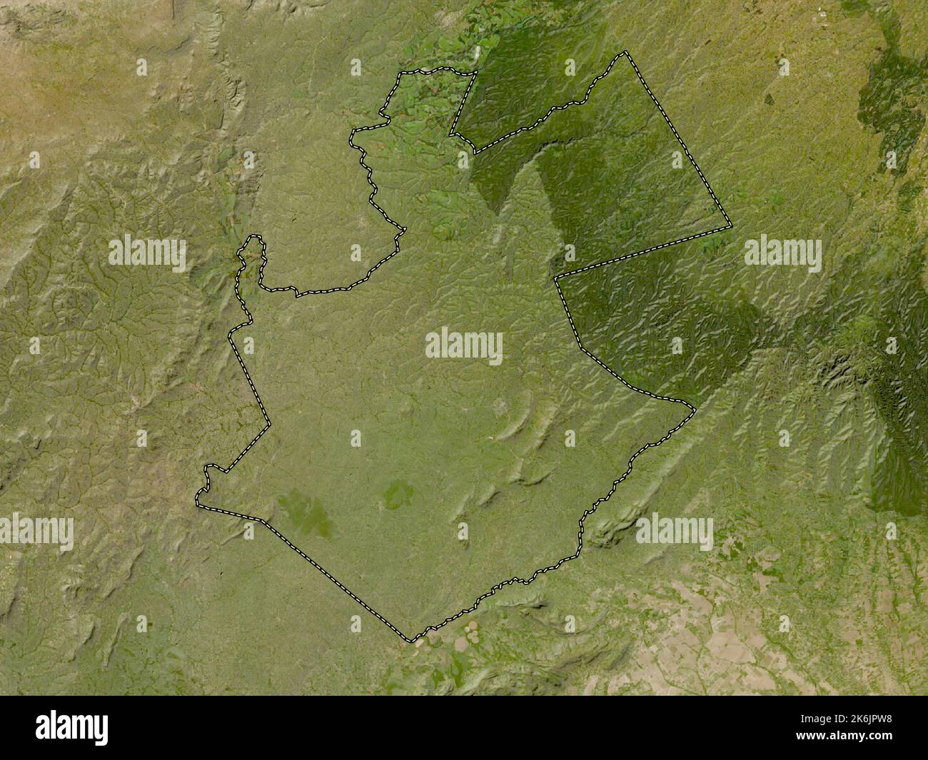 Bomet, county of Kenya. Low resolution satellite map Stock Photo - Alamy