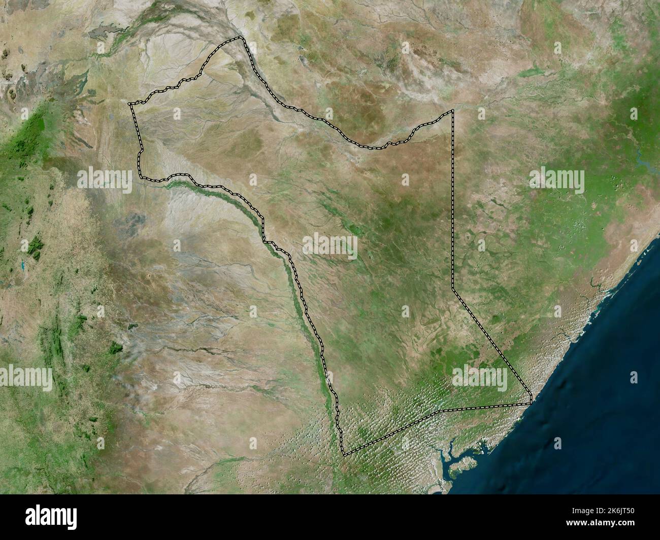 Garissa outline map hi-res stock photography and images - Alamy