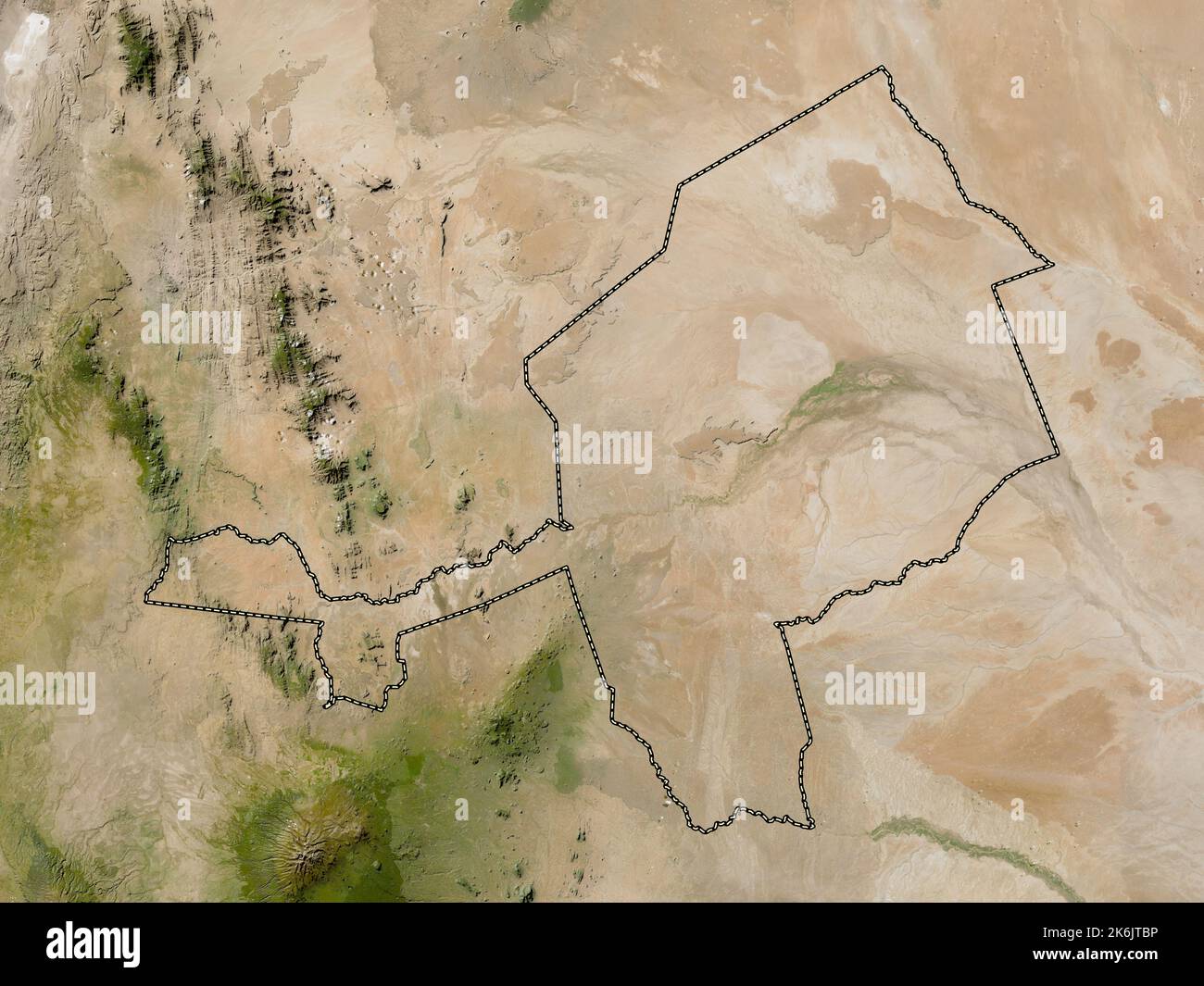 Isiolo, county of Kenya. Low resolution satellite map Stock Photo - Alamy