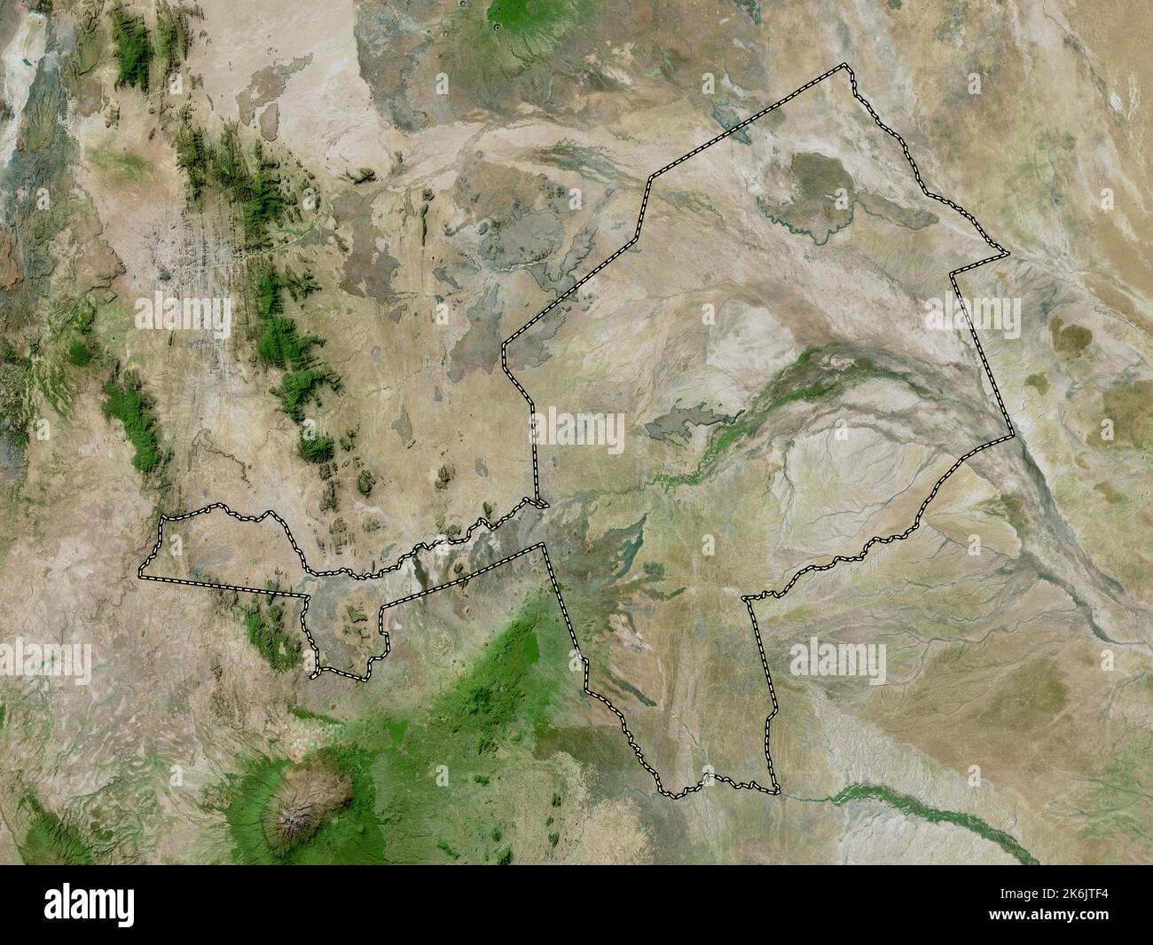 Isiolo, county of Kenya. High resolution satellite map Stock Photo - Alamy