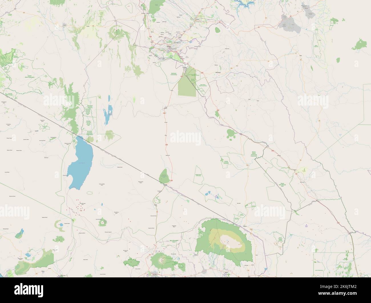 Kajiado map hi-res stock photography and images - Alamy