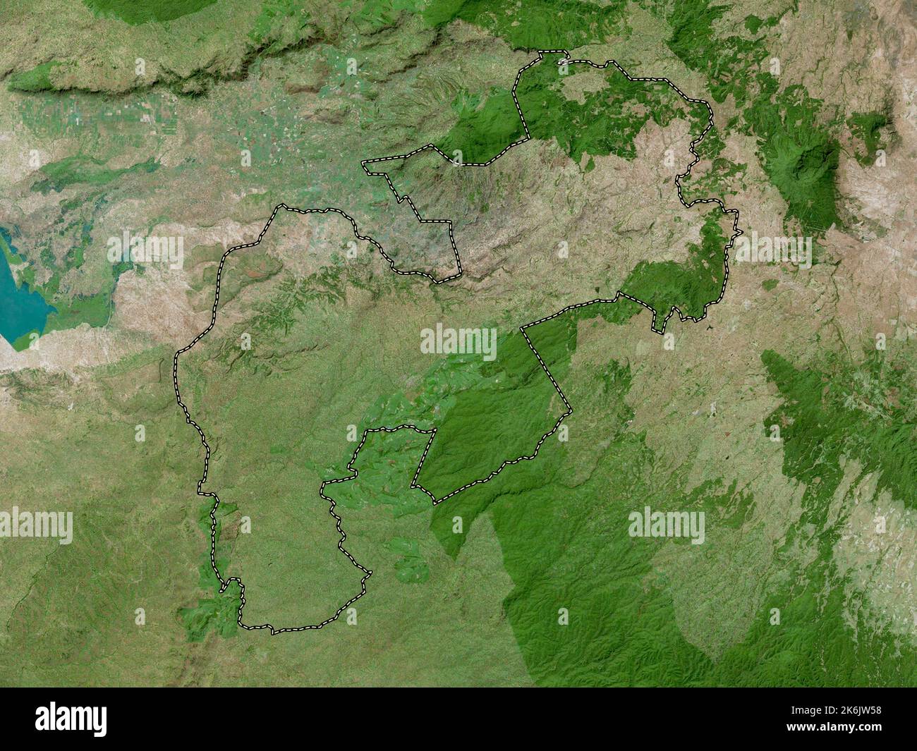 Kericho, county of Kenya. High resolution satellite map Stock Photo - Alamy