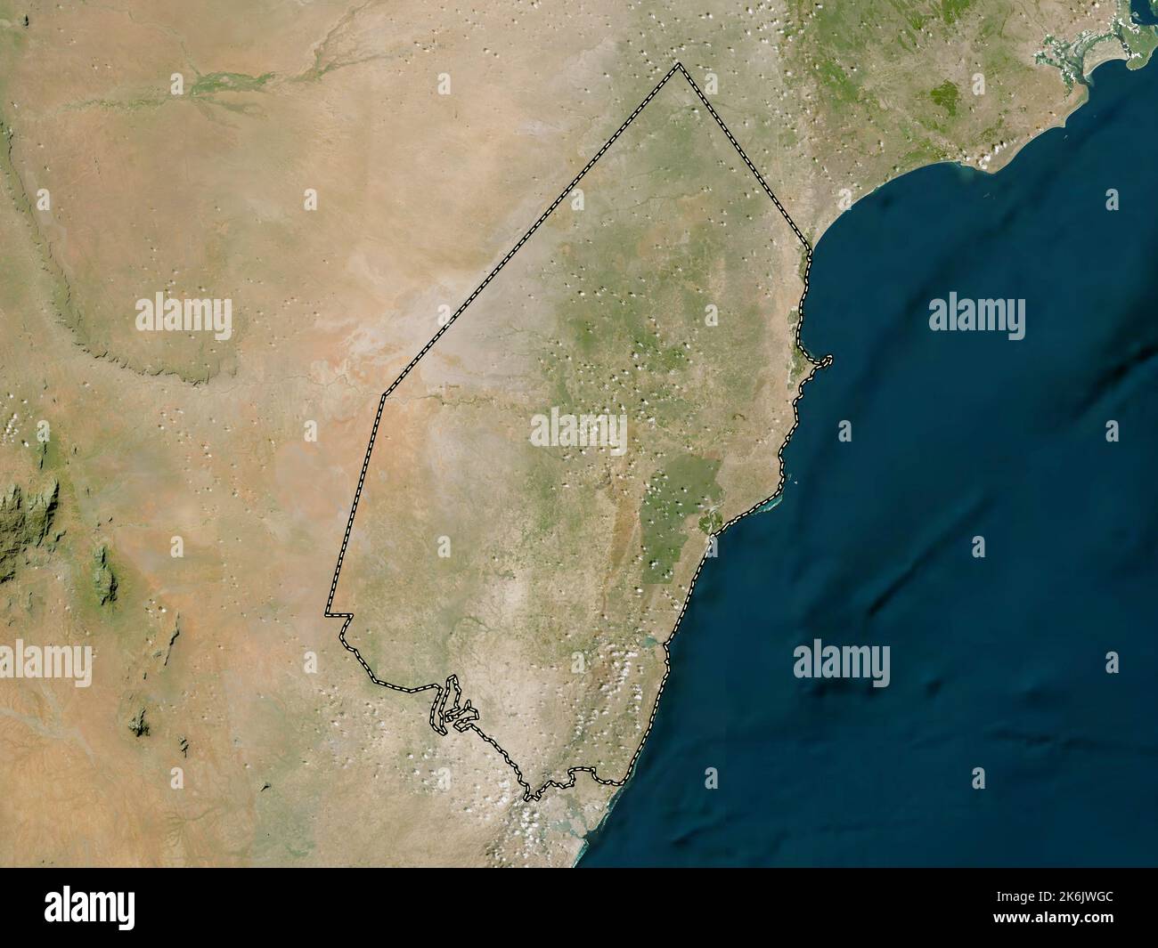 Kilifi, county of Kenya. Low resolution satellite map Stock Photo - Alamy