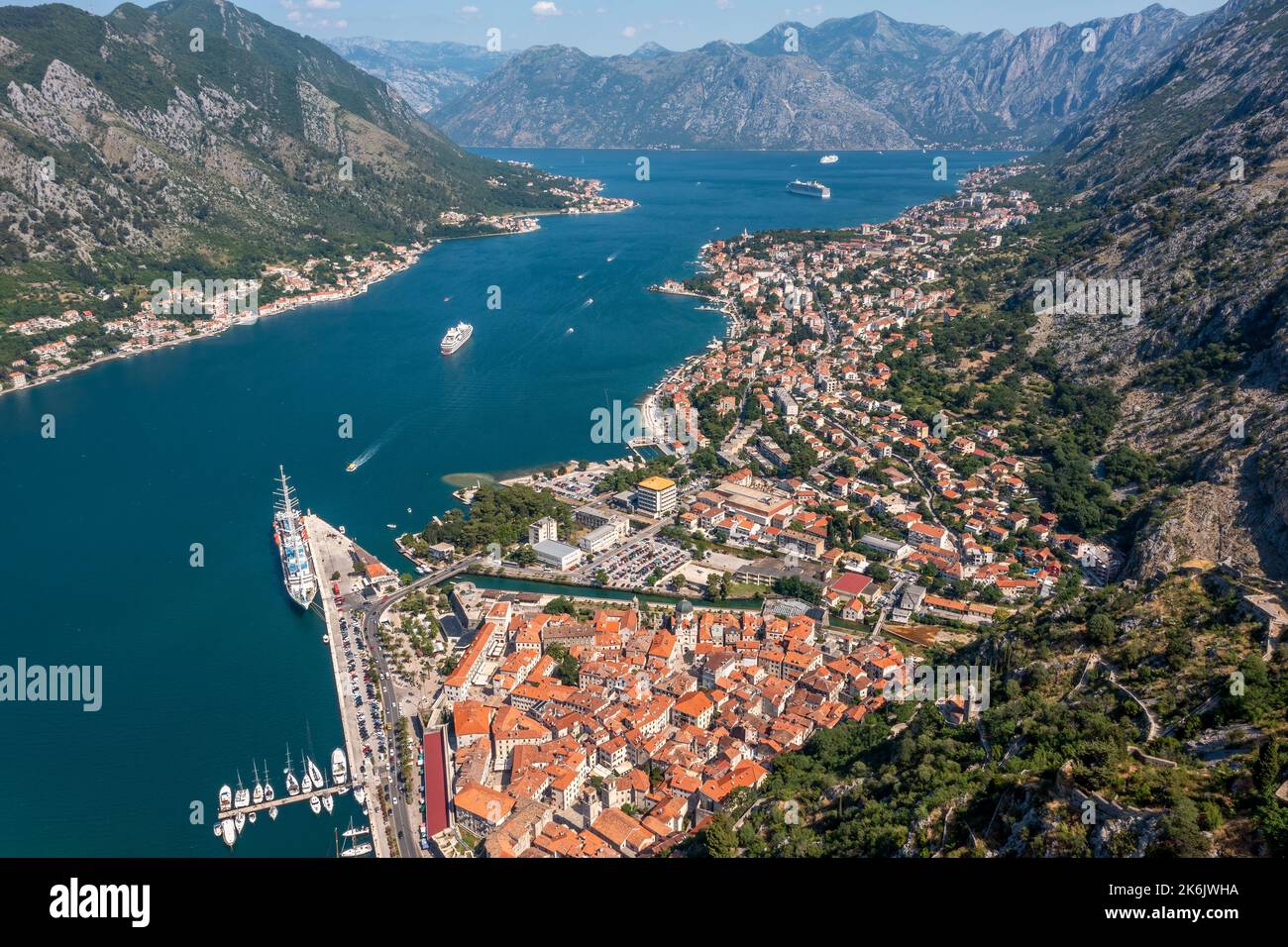 Kotor bay ships hi-res stock photography and images - Alamy