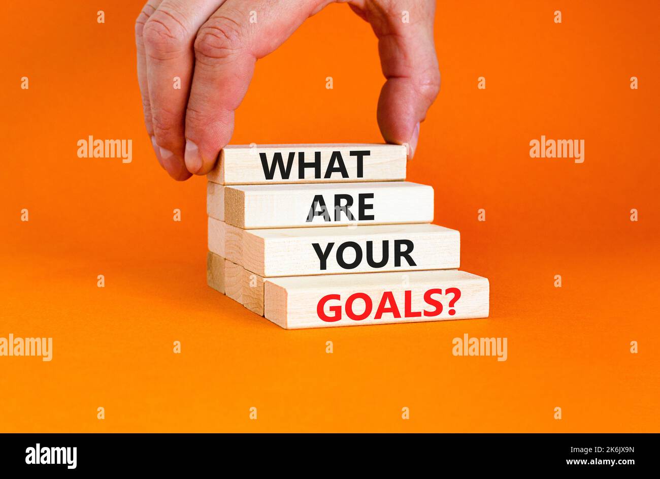 What are your goals symbol. Concept words What are your goals on wooden ...