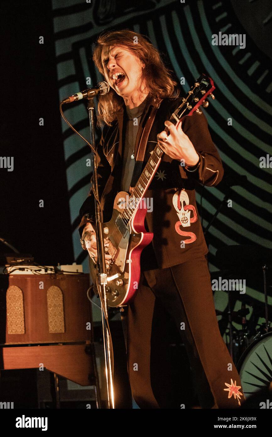 Milan Italy. 13 October 2022. The Dutch rock blues band DeWOLFF ...