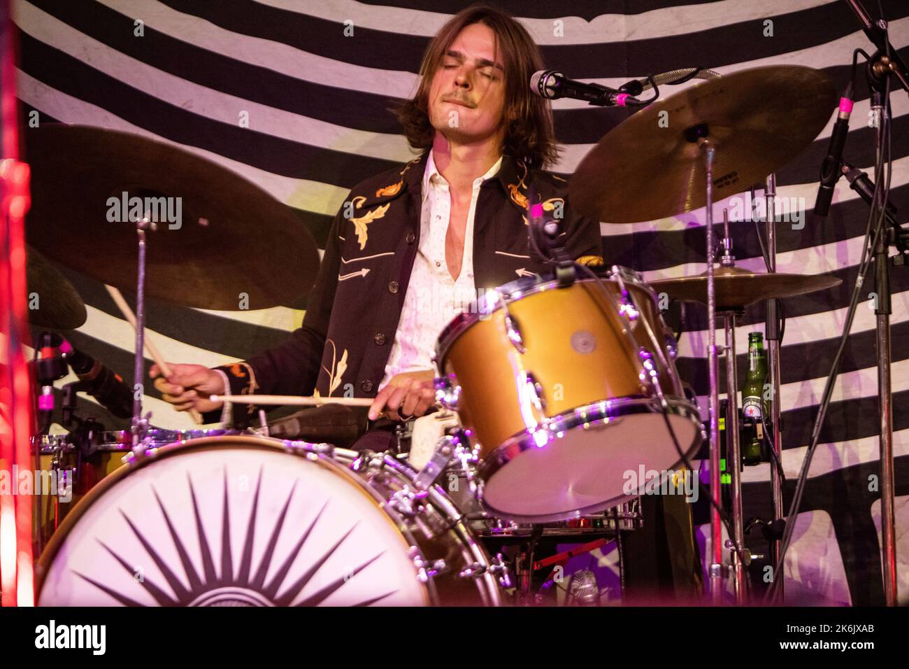 Milan Italy. 13 October 2022. The Dutch rock blues band DeWOLFF ...