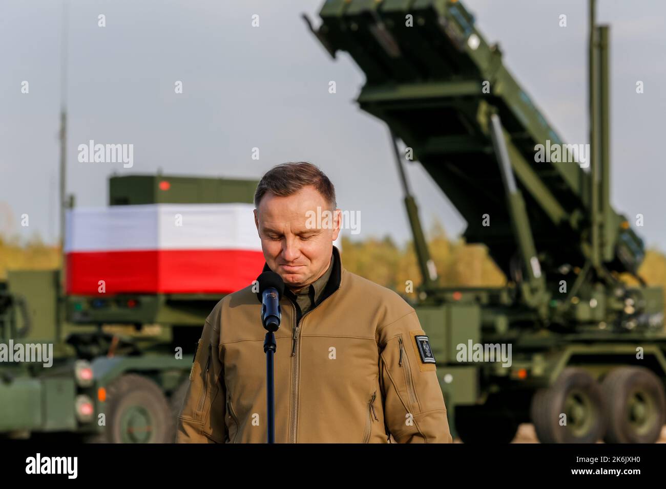 Torun, Poland. 14th Oct, 2022. The President of the Republic of Poland ...