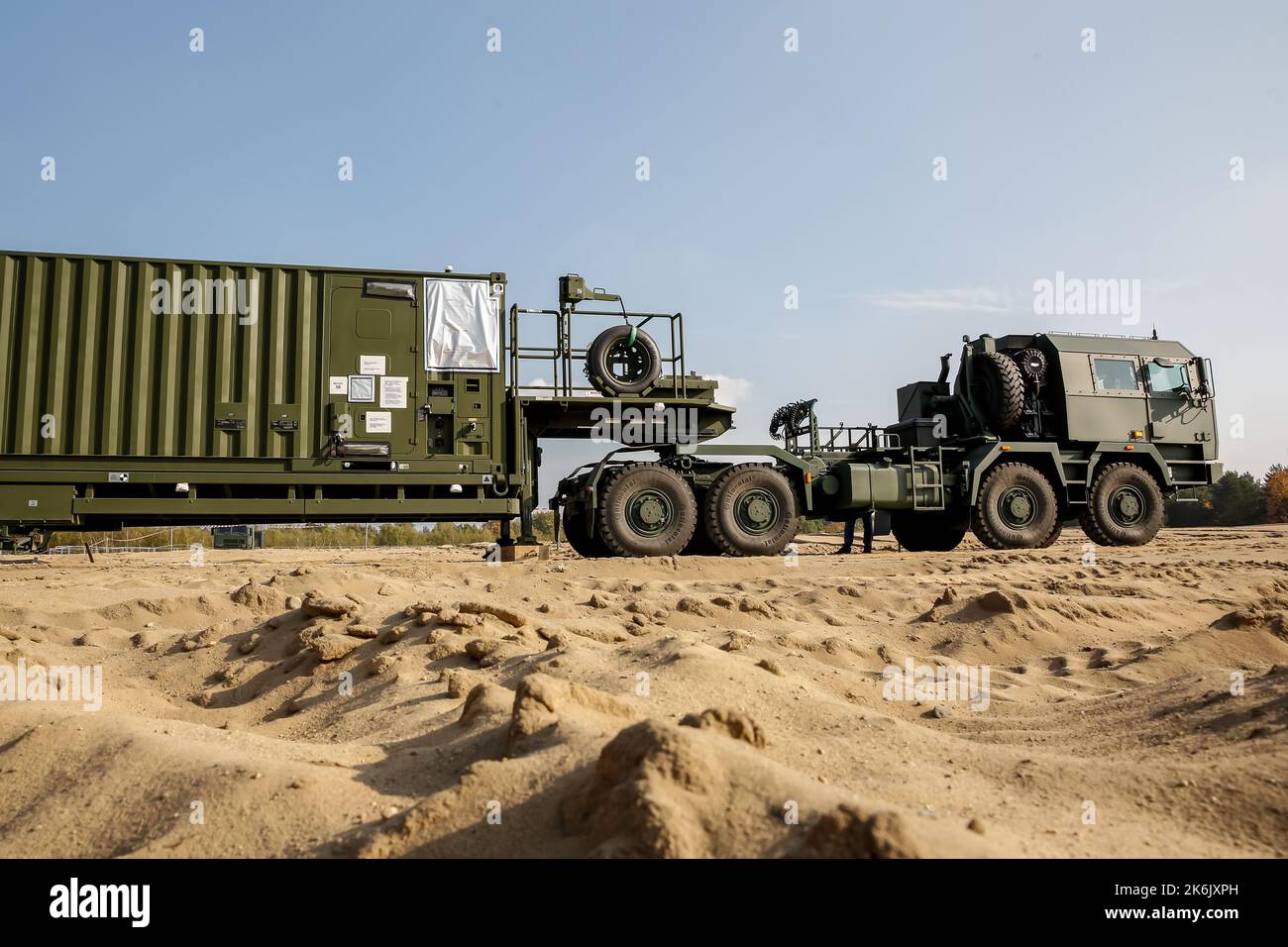 Torun, Poland. 14th Oct, 2022. A part of Vistula Defence System, a new ...