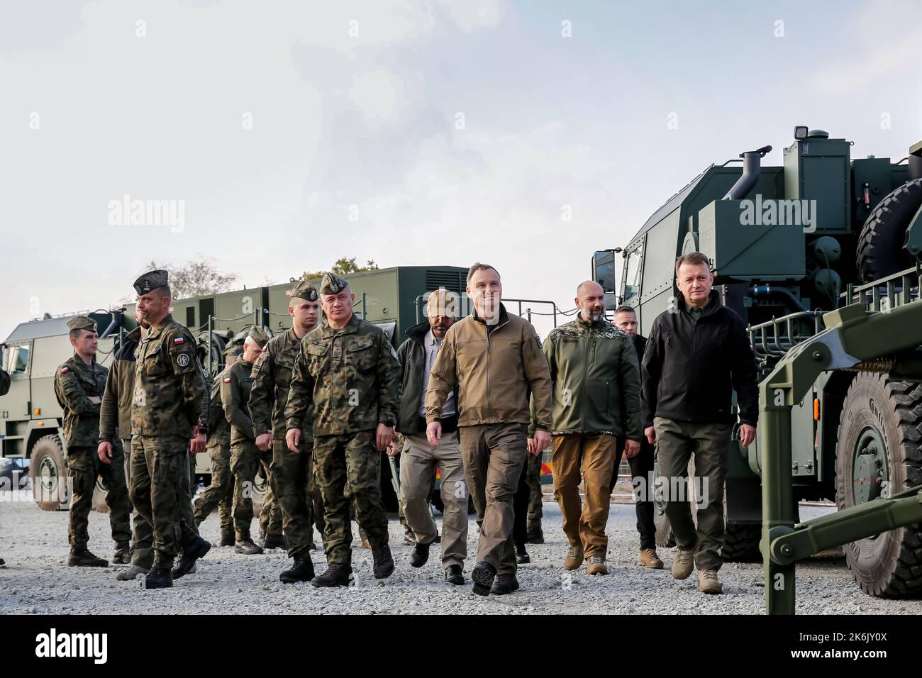 Torun, Poland. 14th Oct, 2022. The President of the Republic of Poland ...