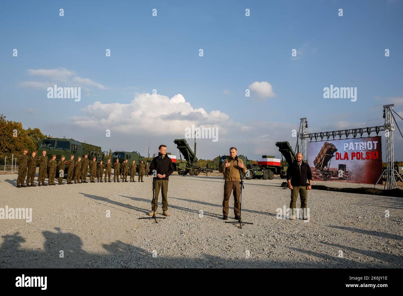 Torun, Poland. 14th Oct, 2022. The President of the Republic of Poland ...