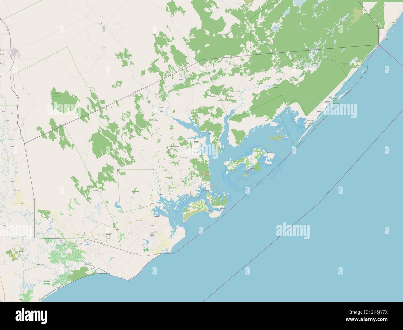 Lamu map hi-res stock photography and images - Alamy