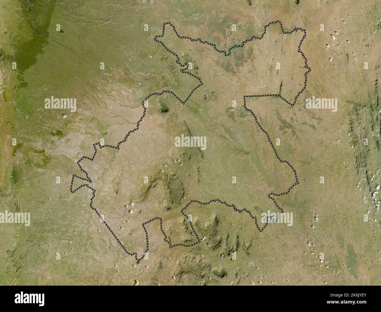 Machakos, county of Kenya. Low resolution satellite map Stock Photo - Alamy