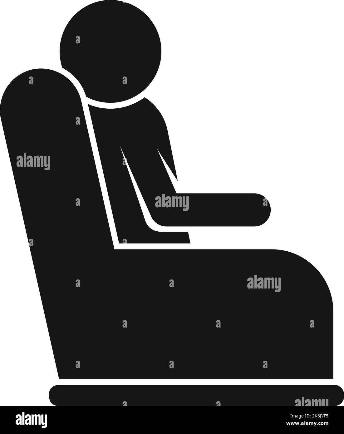 Wait room armchair icon simple vector. Waiting area. Seat female Stock Vector Image & Art - Alamy