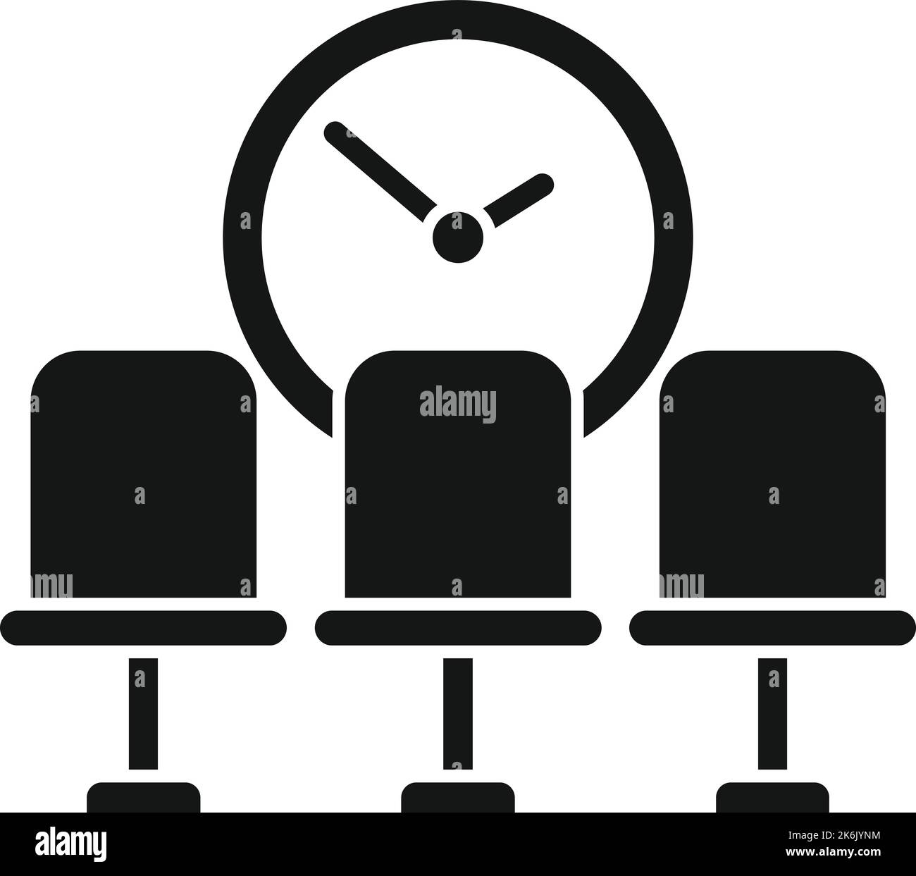 Interior service icon simple vector. Waiting area. Female patient Stock ... Interior service icon simple vector. Waiting area. Female patient Stock ...