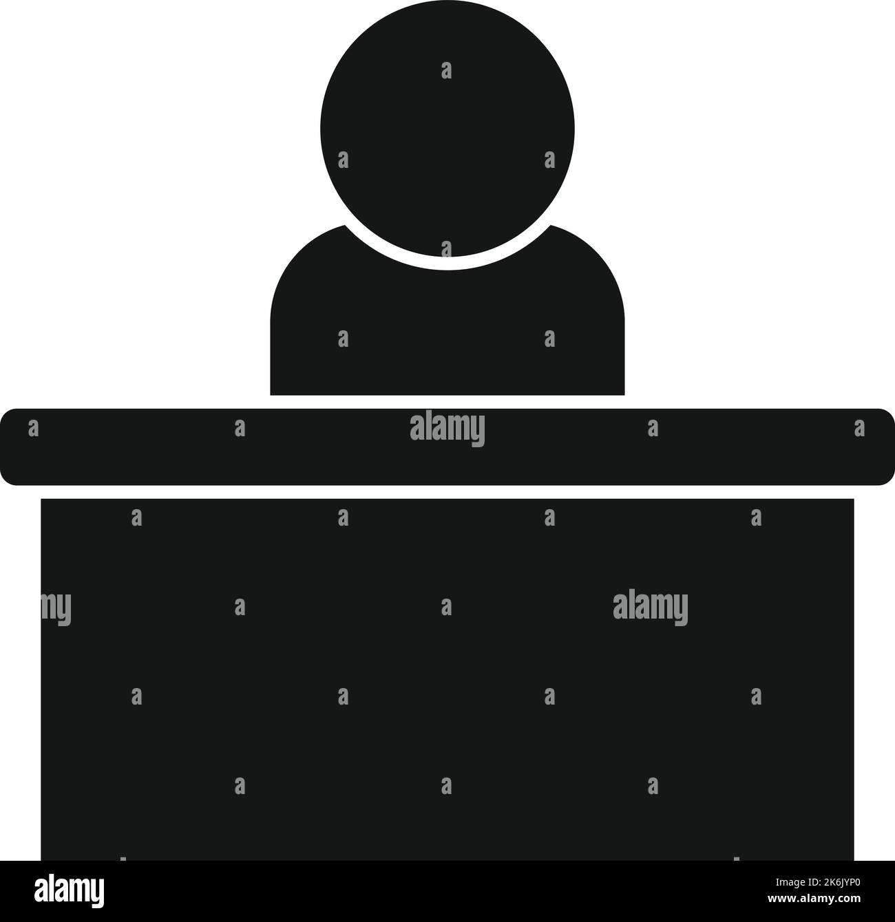 Desktop area icon simple vector. Waiting room. Seat airport Stock Vector Image & Art - Alamy