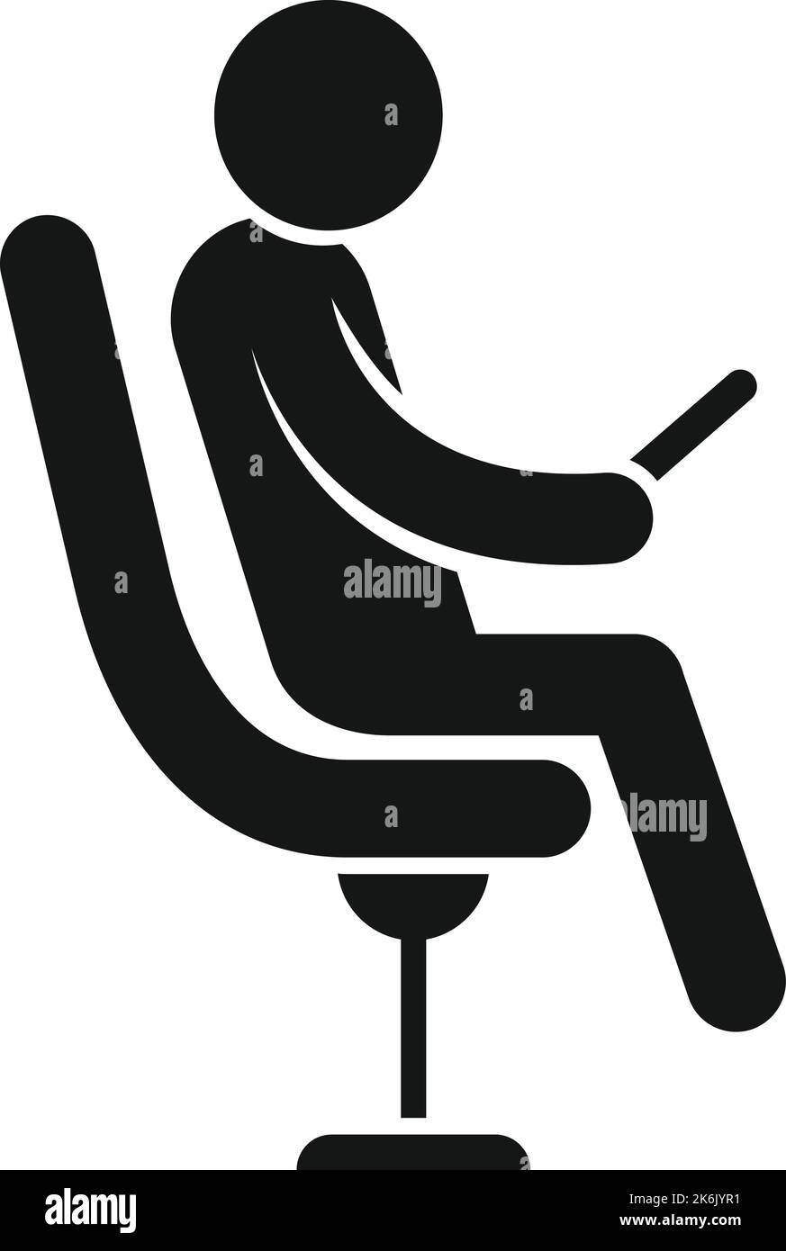 Seating chair icon simple vector. Waiting area. Room seat Stock Vector Image & Art - Alamy