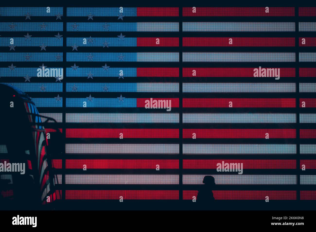 Neon Sign USA Stock Photo - Alamy