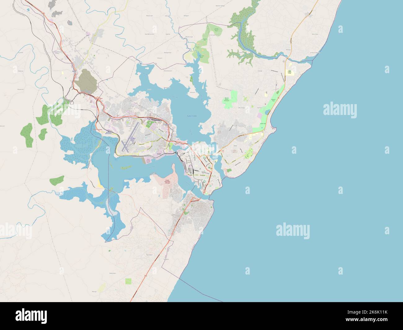 Map of mombasa kenya hi-res stock photography and images - Alamy