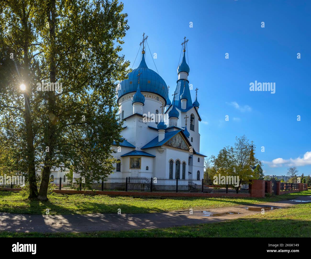 Church of the Nativity on the Middle Rogatka Stock Photo - Alamy