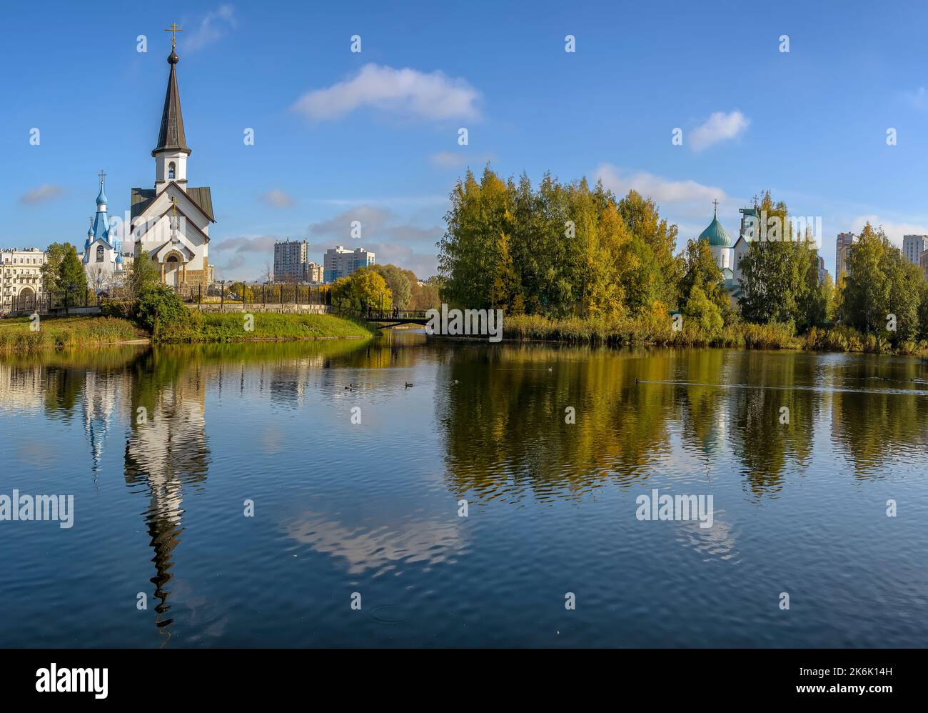 Church of St. George the Victorious on the Middle Rogatka Stock Photo ...