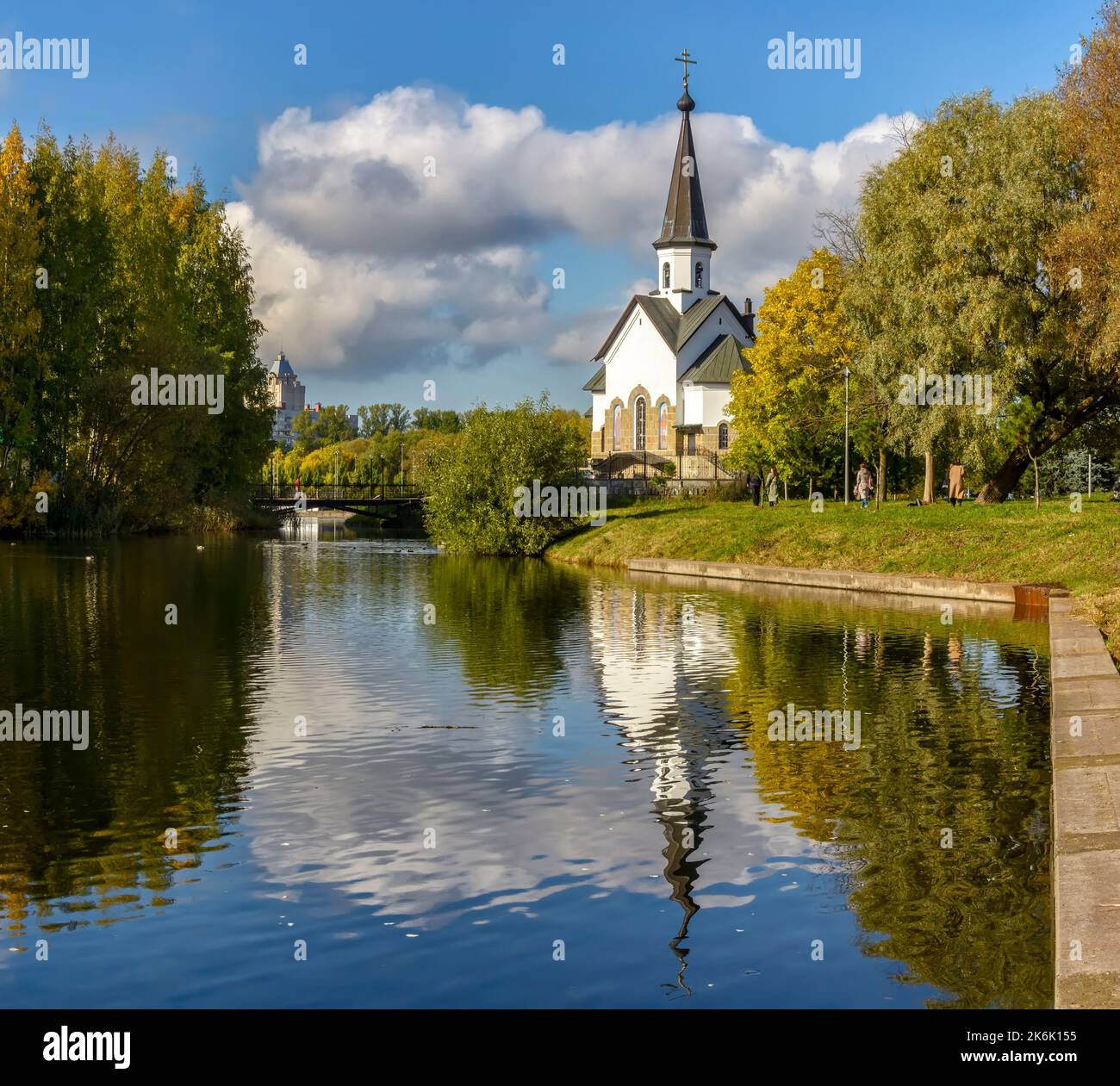 Church of St. George the Victorious on the Middle Rogatka Stock Photo ...