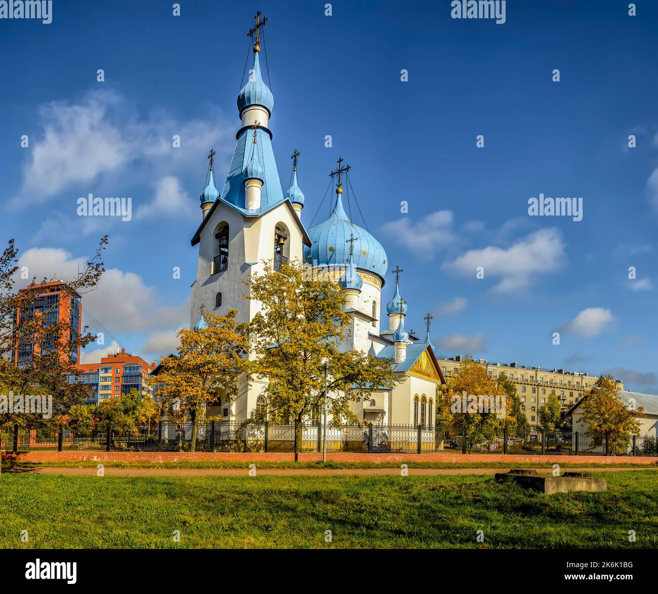 Church of the Nativity on the Middle Rogatka Stock Photo - Alamy