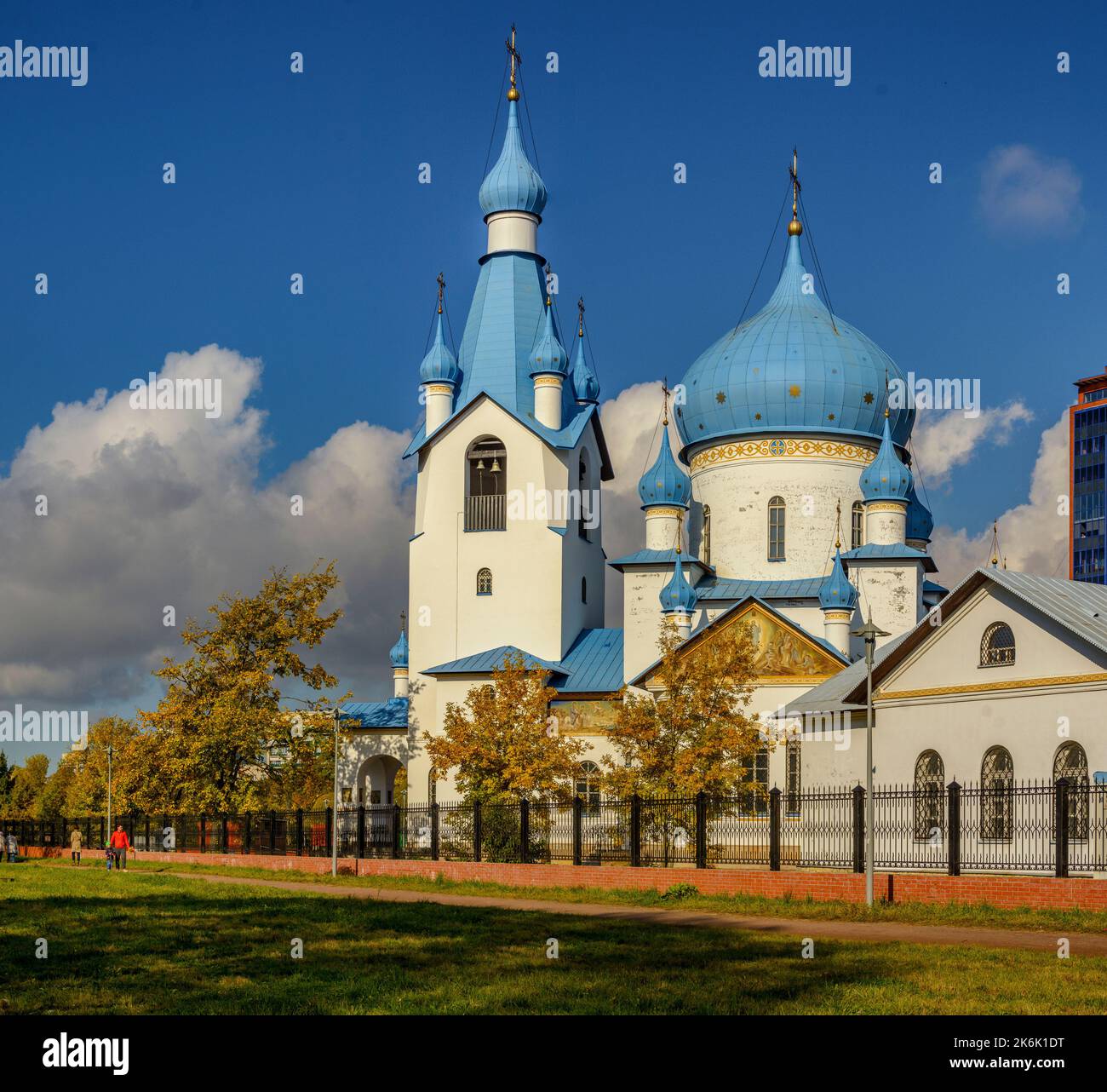 Church of the Nativity on the Middle Rogatka Stock Photo - Alamy