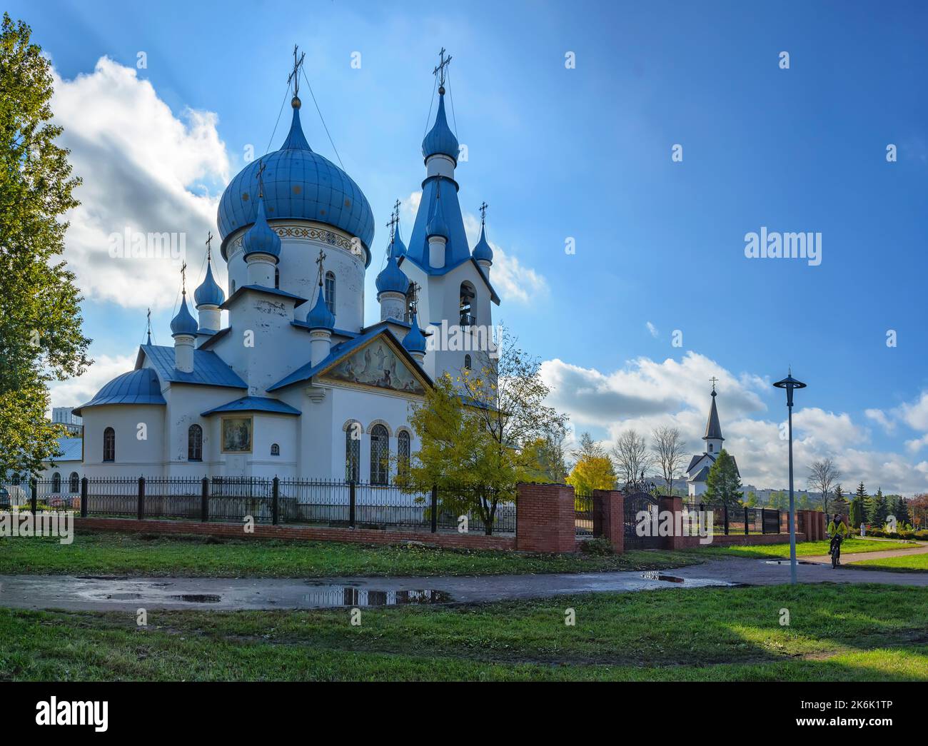 Church of the Nativity on the Middle Rogatka Stock Photo - Alamy
