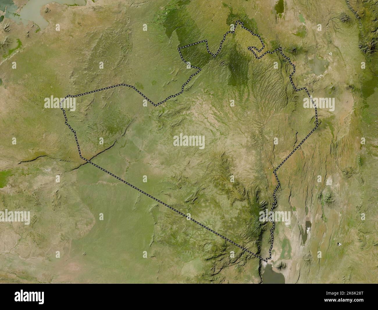 Narok, county of Kenya. Low resolution satellite map Stock Photo - Alamy