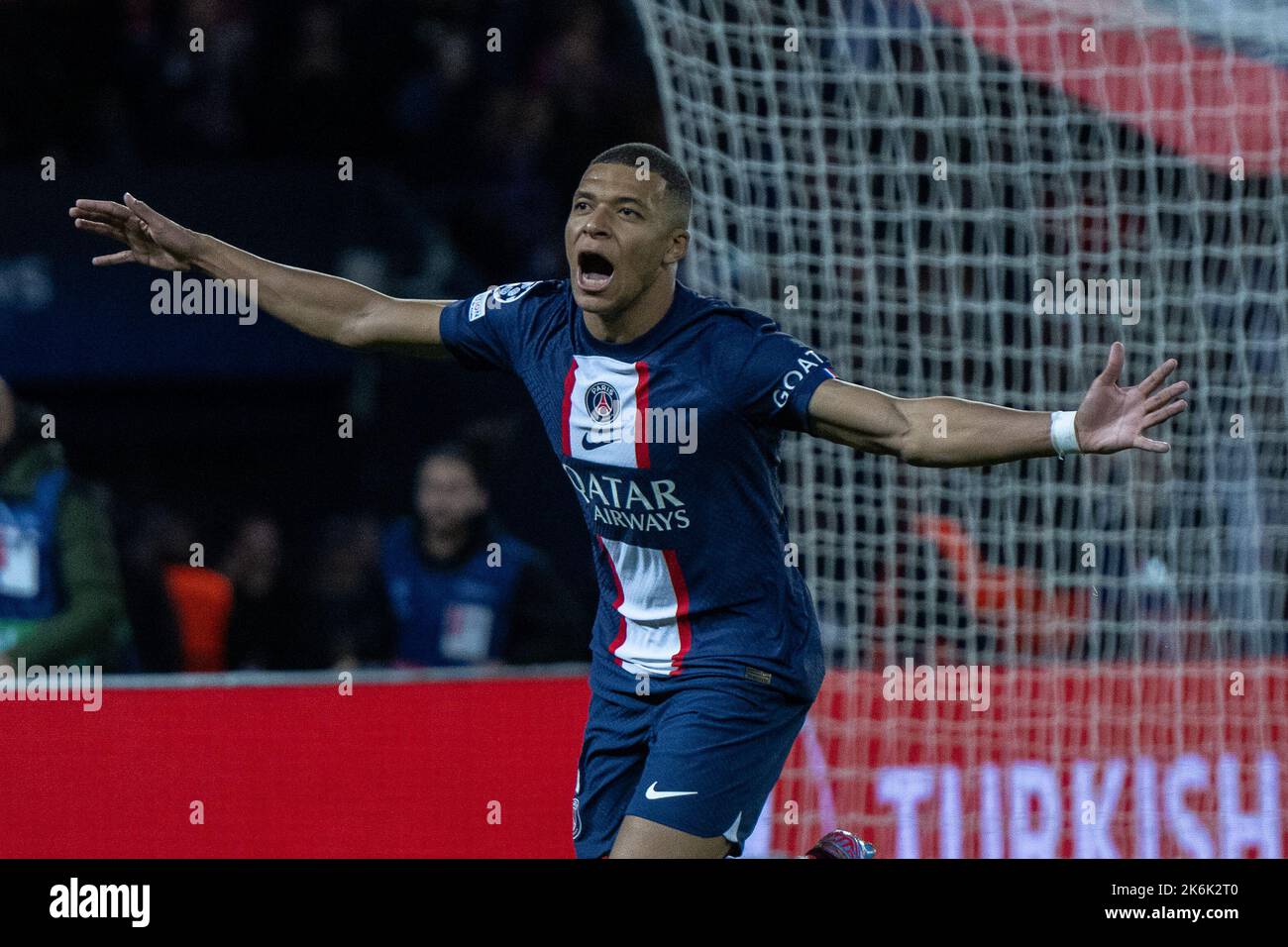 PARIS, FRANCE - OCTOBER 11: Kylian Mbappe of Paris Saint-Germain ...